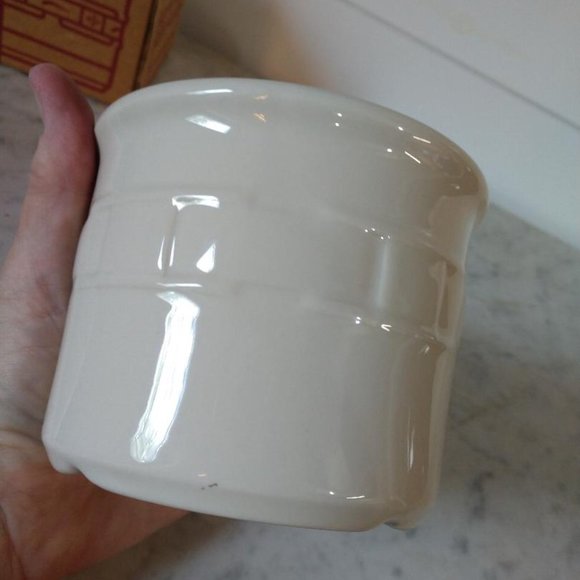 Longaberger | Kitchen | New In Box White One Pint Salt Crock ...